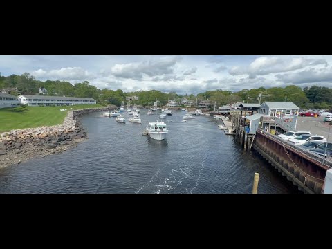 (Something different, no cars) Perkins Cove and Marginal Way in Ogunquit, Maine 5-29-2025
