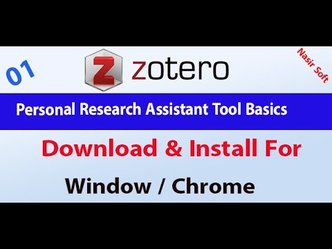 01 - Zotero | Download & Installation | Free Reference / Citation Management Tool | Tutorial