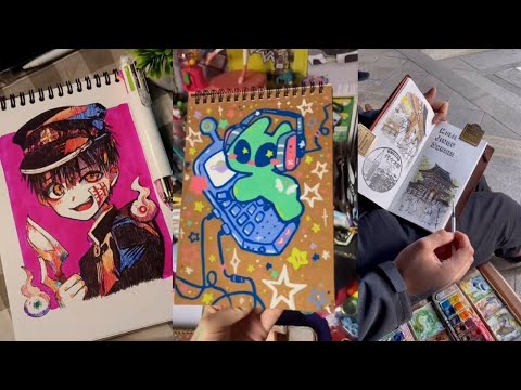 ART SKETCHBOOK 📖 TIKTOK compilation [NO OUTROS] | Read desc # 69