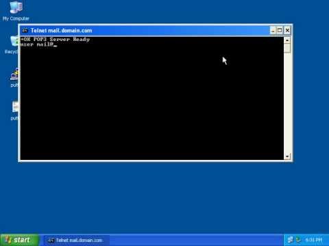 How to access mailbox using telnet