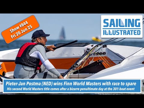 SI #844 — 301-boat Finn World Masters won by Pieter-Jan Postma (NED)