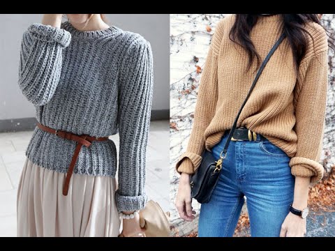 Knit Sweaters For Women - 20 Style Tips On How To Wear Knit Sweaters This Winter