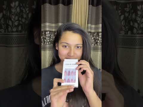 affordable nail extensions from meesho under Rs.99 only #anmolkaur #meesho #fakenails #youtubeshorts