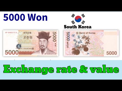 5000 Won Sokor Exchange rate&value#philippines #southkorea World oins&Currency.ALEJANDRO BELGA TV