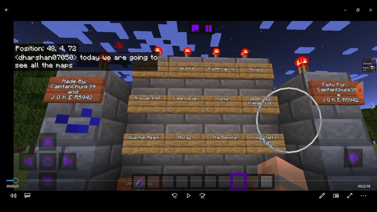 MCU Maps In Minecraft-Part 1