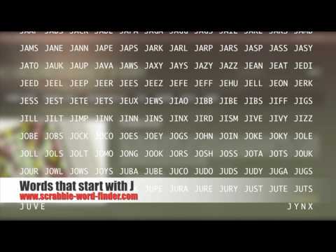 Words that start with J