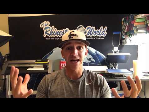 What Size and Color Rhinestone should I Stock for my Shirt Business? | #askmatt | 055