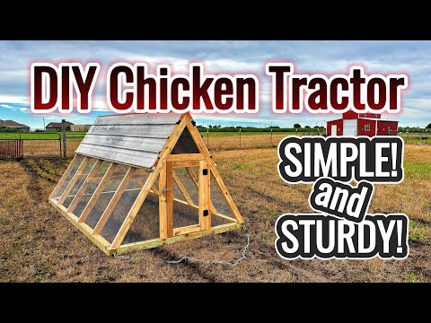 Build This SUPER Budget Friendly Chicken Tractor!