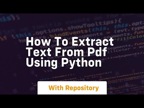 How to extract text from pdf using python