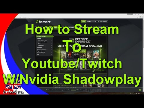 Nvidia ShadowPlay - How to Stream To Youtube - Latest version