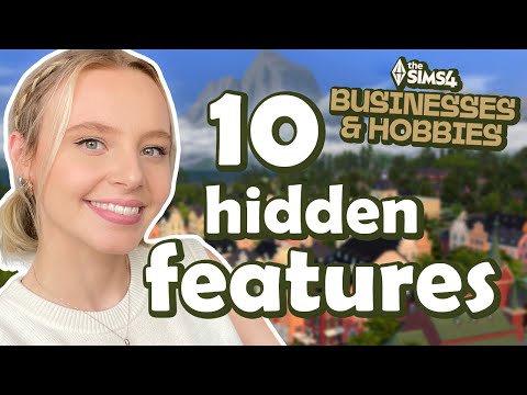 10 FEATURES you might not know in the new Business & Hobbies EP in The Sims 4 (+a bonus feature!)