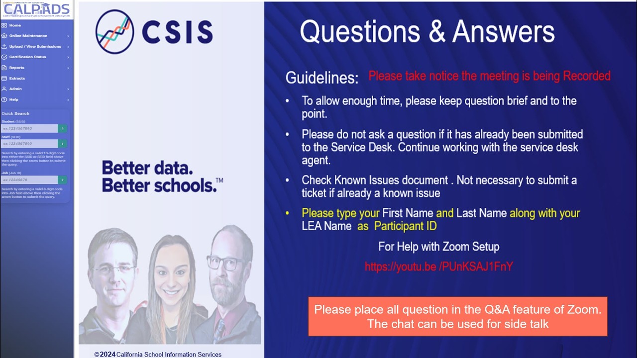 CAlPADS Weekly Q&A 4-15-2026