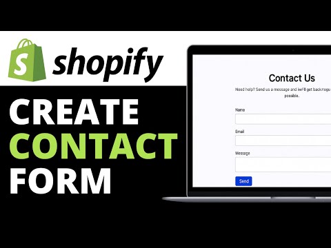 How To Create Contact Form On Shopify Store 2025 | Shopify Contact Page (EASY METHOD)