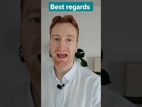 Business English phrases #008 - Best regards #english #oreillyenglish #businessenglish #vocabulary