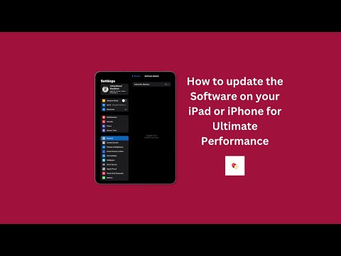 How to update the Software on your iPhone/iPad for ultimate Performance