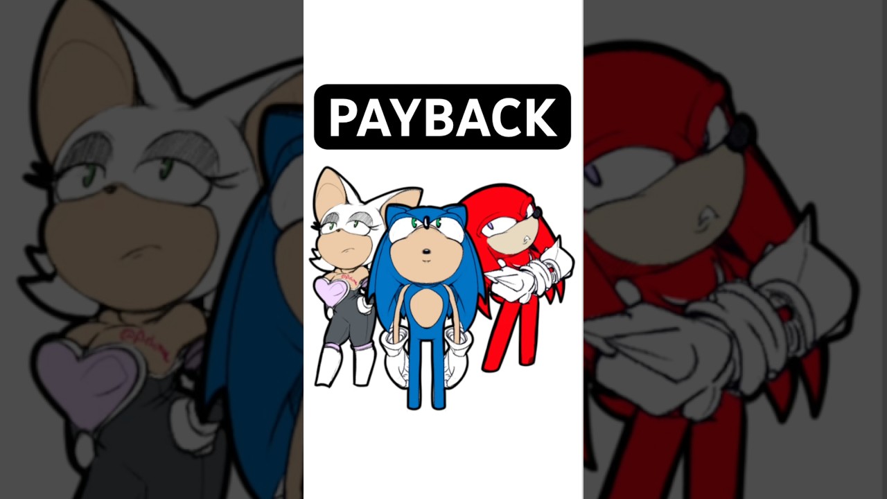 TAILS GETS HIS PAYBACK ON SHADOW (animatic)  #sonic #shadow #tails #knuckles   #animatic #rouge