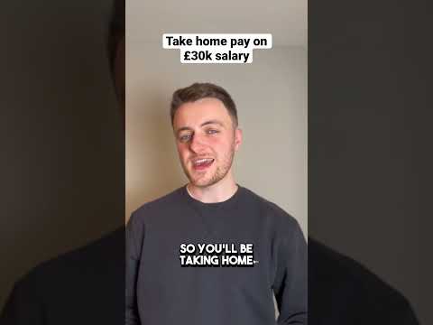 Take Home Pay on a £30k Salary #salary #takehomepay
