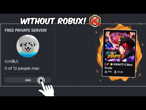 EASY! How To Get Free Private Servers In Blox Fruits