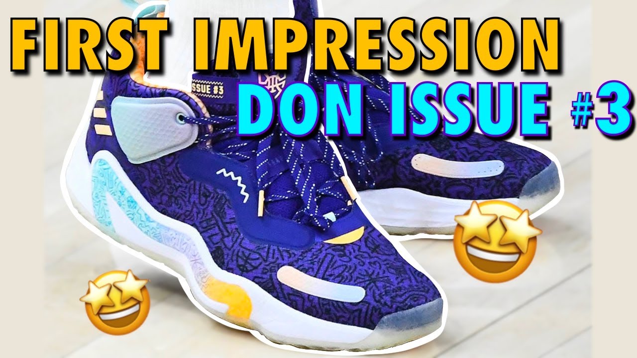 Donovan Mitchell Best Signature Shoe?!? Adidas DON Issue 3 First Impressions Review