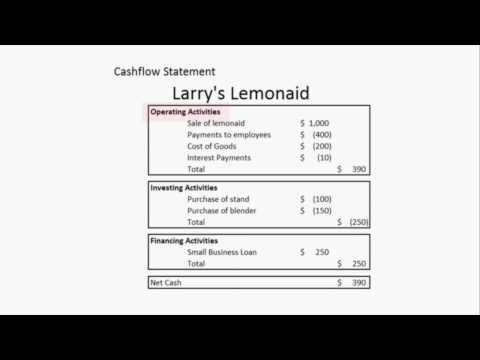 Small Business Basics : How to Understand a Cash Flow Statement