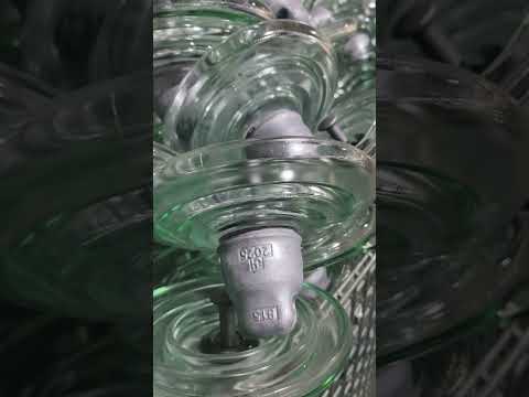 120kn of Standard profile tempered suspension glass insulators