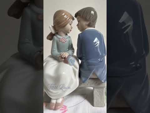 First Love 💙 by Lladro Nao #vintage #figurine #decoration