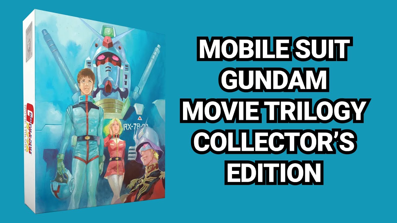 Mobile Suit Gundam Movie Trilogy Collector's Edition Unboxing