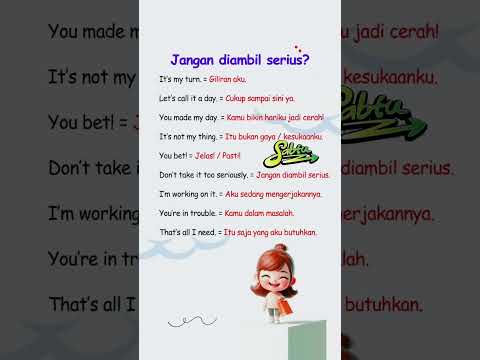 You Made My Day | Kamu bikin hariku jadi cerah #LearningEnglish