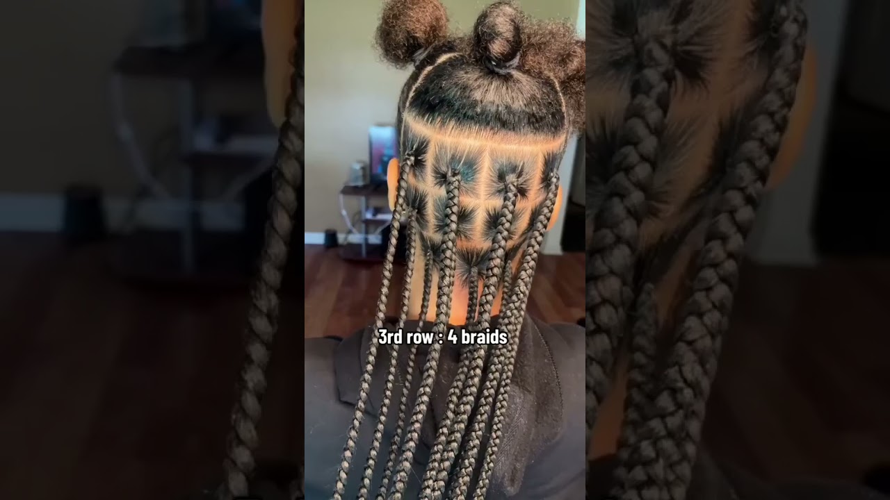 Box Braid Parting #trends #braidsconnect