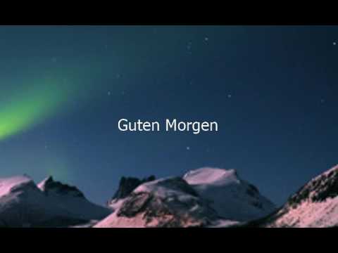 How to say Good Morning in German