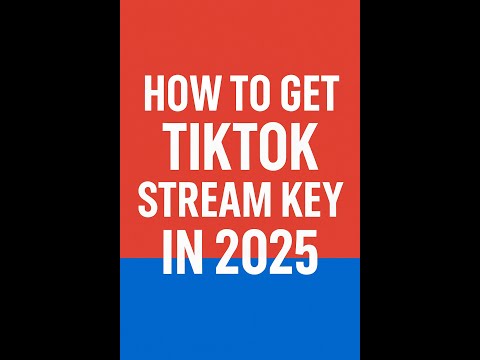 HOW TO GET TIKTOK STREAM KEY IN 2025!