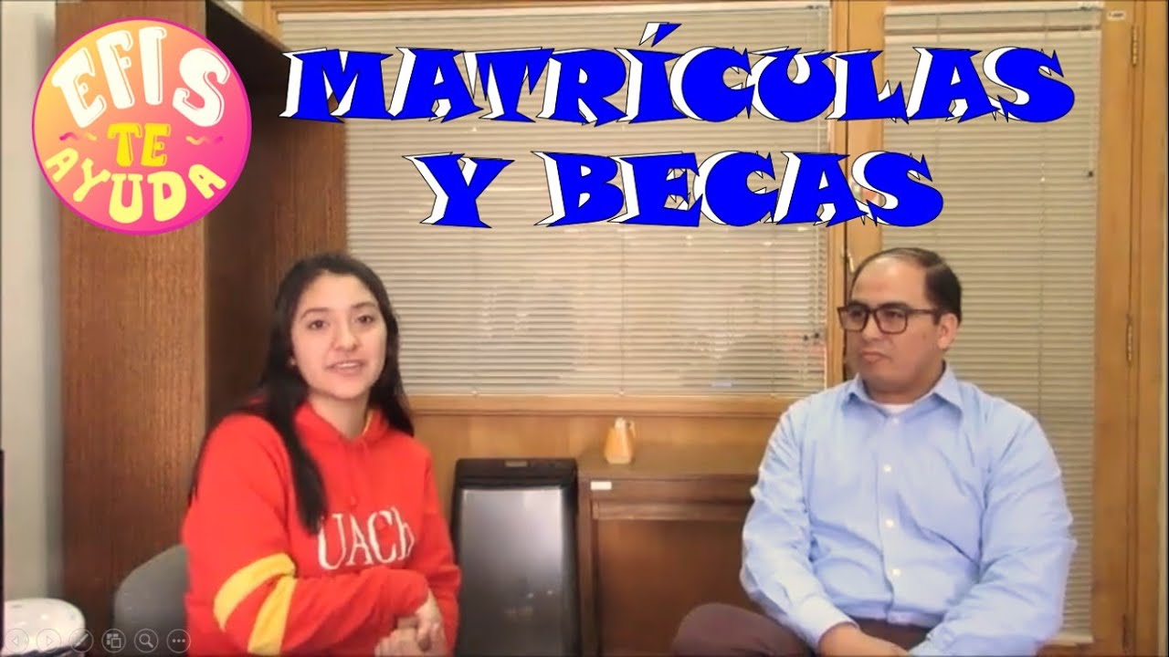 Proceso de matrícula y becas, UACh