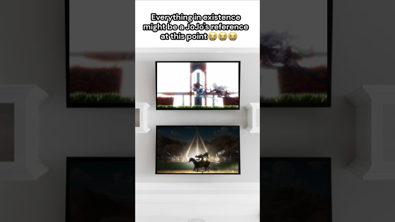 Everything is a JoJo reference 😭