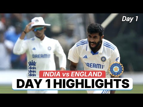 India vs England 1st Test 2025 Day 1 Full Highlights | IND vs ENG 1st Test Day 1 Highlights