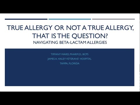 Navigating Beta Lactam Allergies -- Tiffany Ward, PharmD
