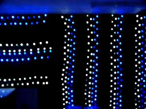 Amazing Blue and White net light