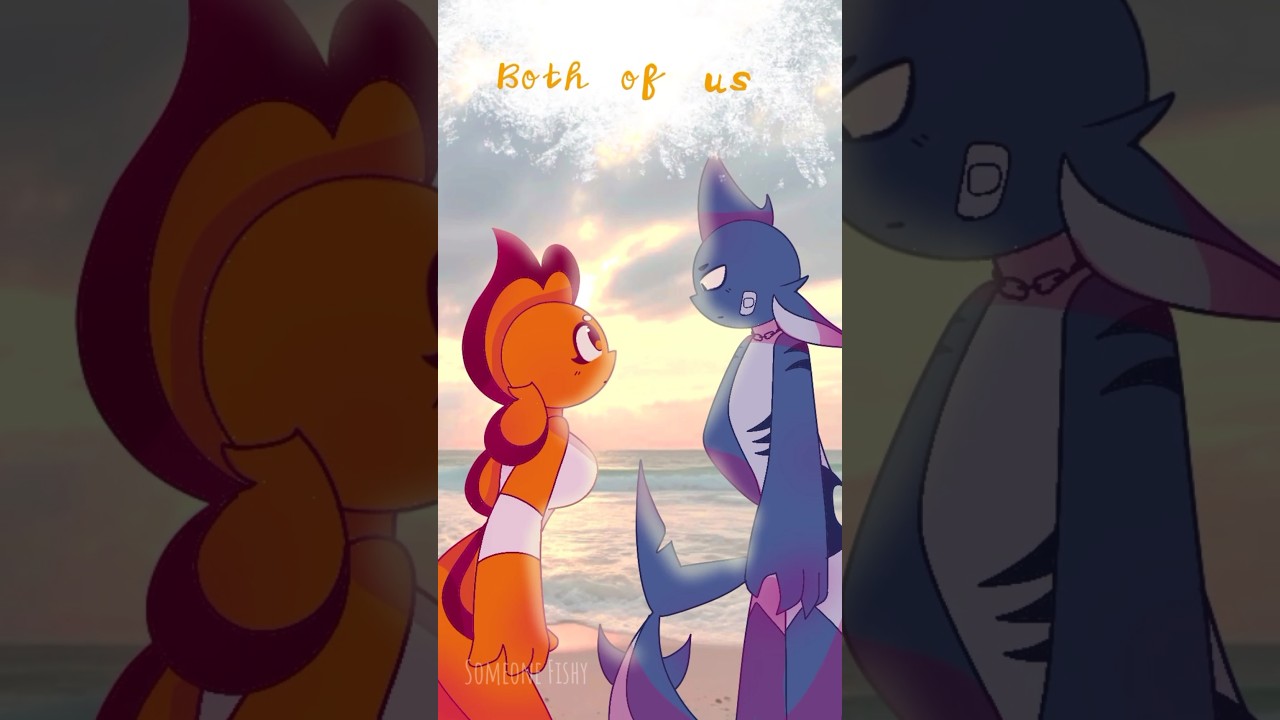 Their story (and lore) 🧡🖤 ⚠️TW: bl00d #agnarshark #gingerclownfish #someonefishy