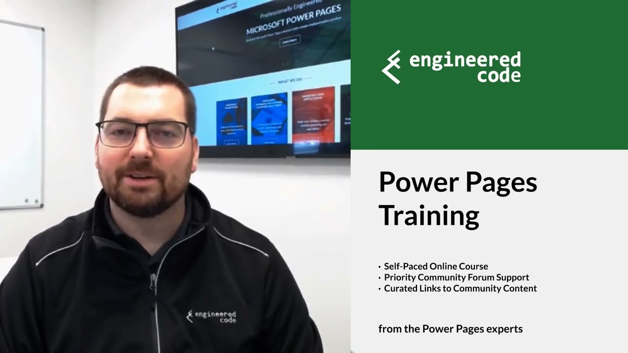 Power Pages Training - Engineered Code