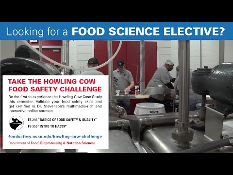 Food Safety Course Flier - North Carolina State University