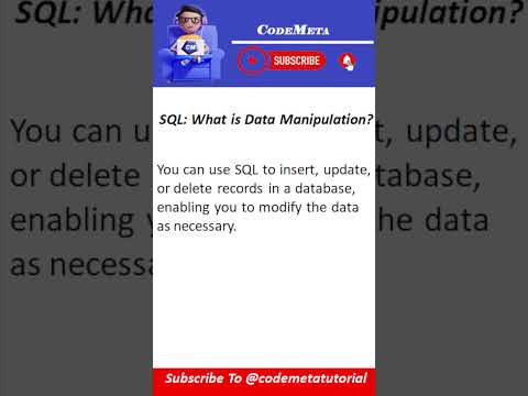 Unleashing the Potential of SQL: Data Manipulation for Database Management #DataManipulation #query