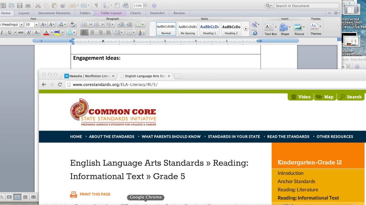 Design in Five: Fifth Grade Reading Assessment Screencast Phase One