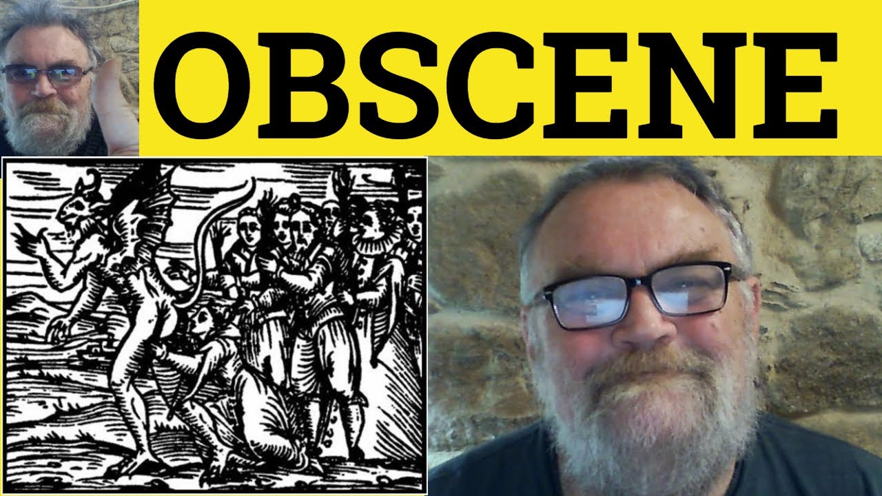 🔵 Obscene Meaning - Obscenely Defined - Obscenity Examples - Law - Obscene Obscenely Obscenity