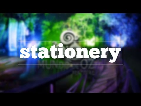 How do you spell stationery?