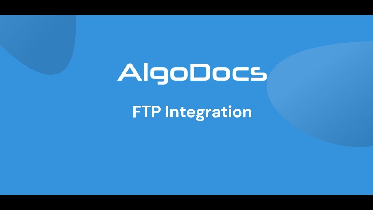 Export extracted data to your FTP server using AlgoDocs FTP Integration ... Export extracted data to your FTP server using AlgoDocs FTP Integration ...