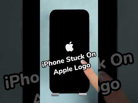 🔥iPhone Stuck on Apple Logo😨Now see how to fix it#shorts