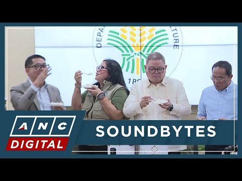 LOOK: DA officials try P20/kilo rice | ANC
