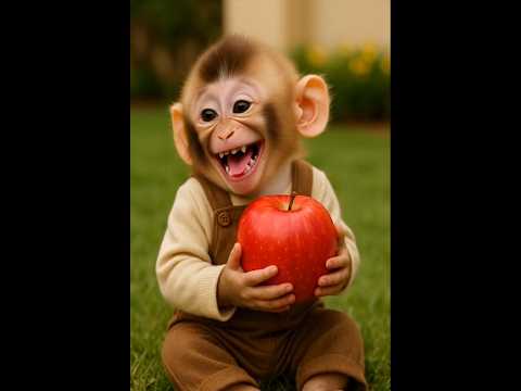 Canโt stop smiling at this monkeyโs sweet moves! ๐