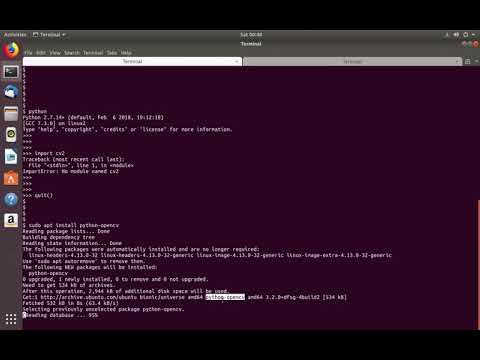 Python ImportError: No module named cv2
