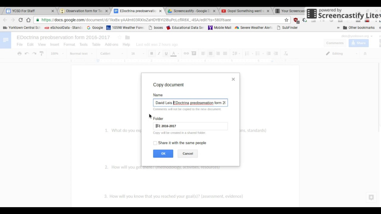 Method 2: Attaching a pdf form in eDoctrina