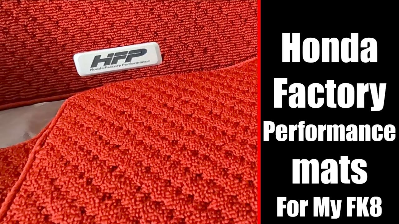 HONDA FACTORY PERFORMANCE MATS | 2021 Honda Civic Type R FK8